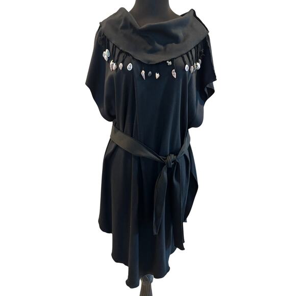 Beach n Beyond | Swim | Beach N Beyond Vintage Black Sea Shell Cover Up ...